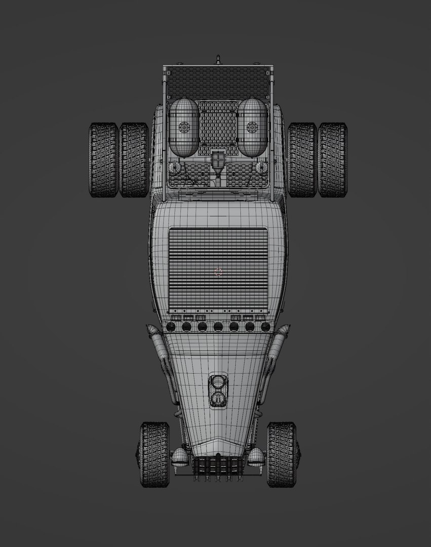 3D Mad Max style Hot Rod model - TurboSquid 1791357