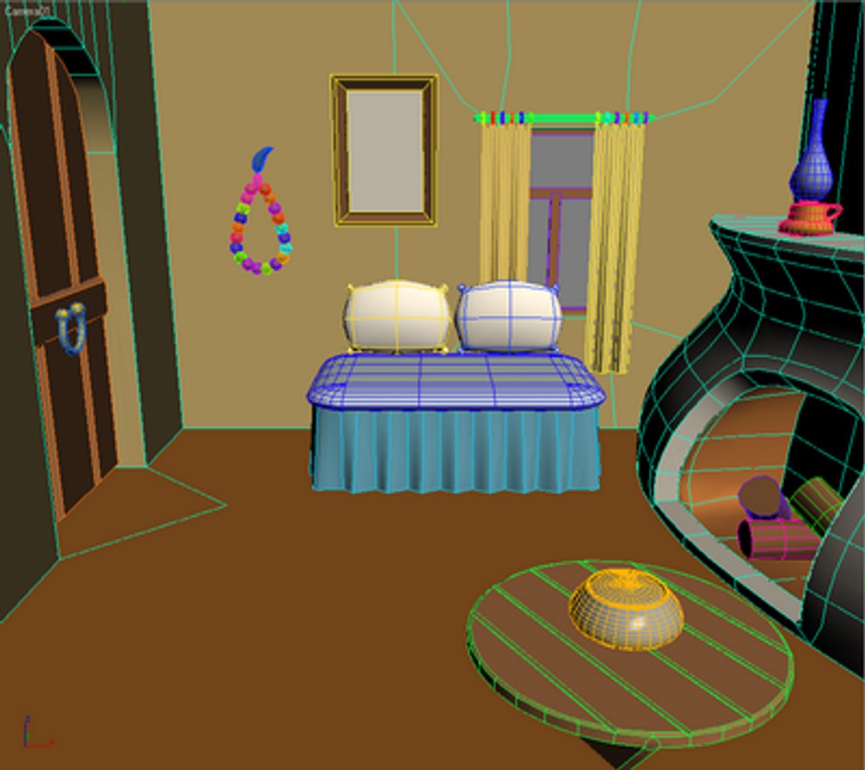 Max Cartoon House Room