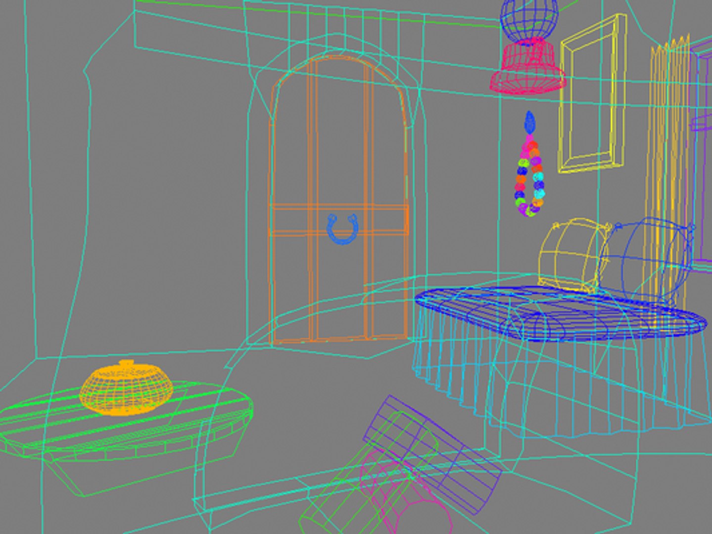 Max Cartoon House Room