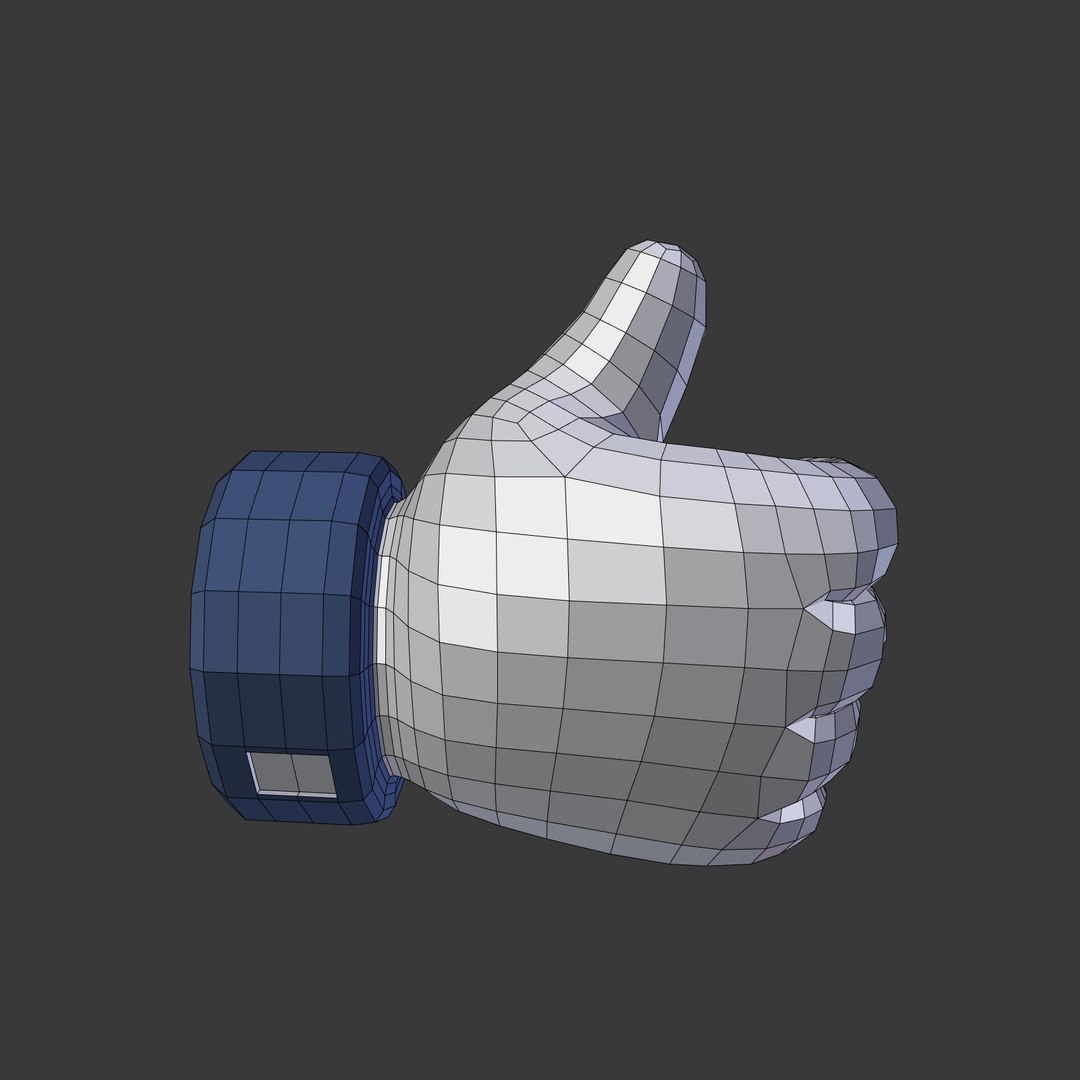 3D Cartoon Hand - TurboSquid 1289907