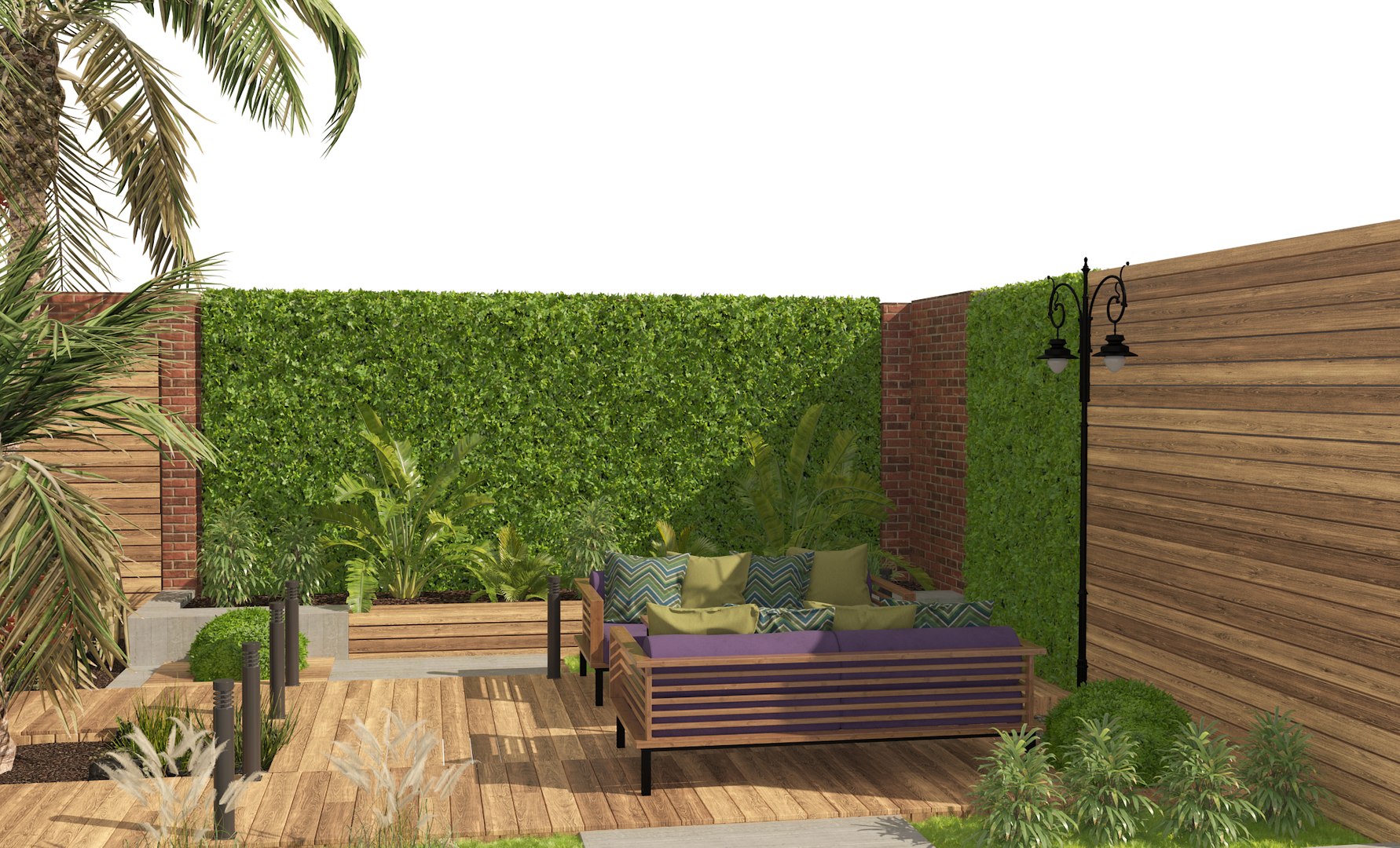 3D Model Garden Yard - TurboSquid 2084081