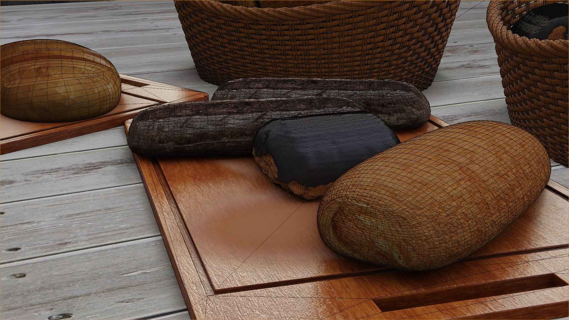 3D Blender Bread - TurboSquid 1393828