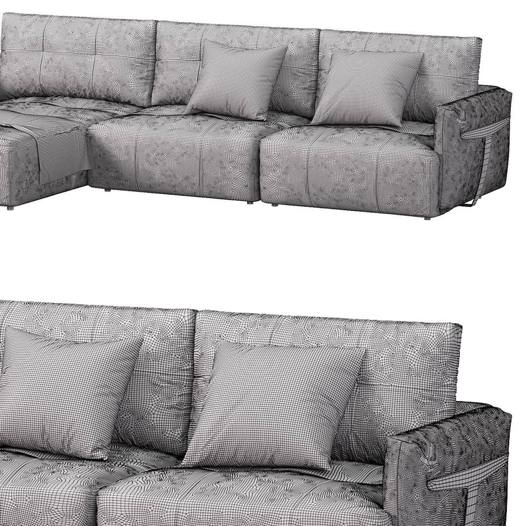 3D Model Herman Sofa By Natuzzi Italia - TurboSquid 1957123