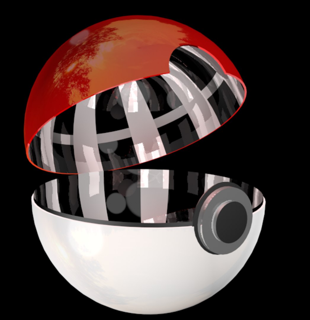 pokeball 3d model