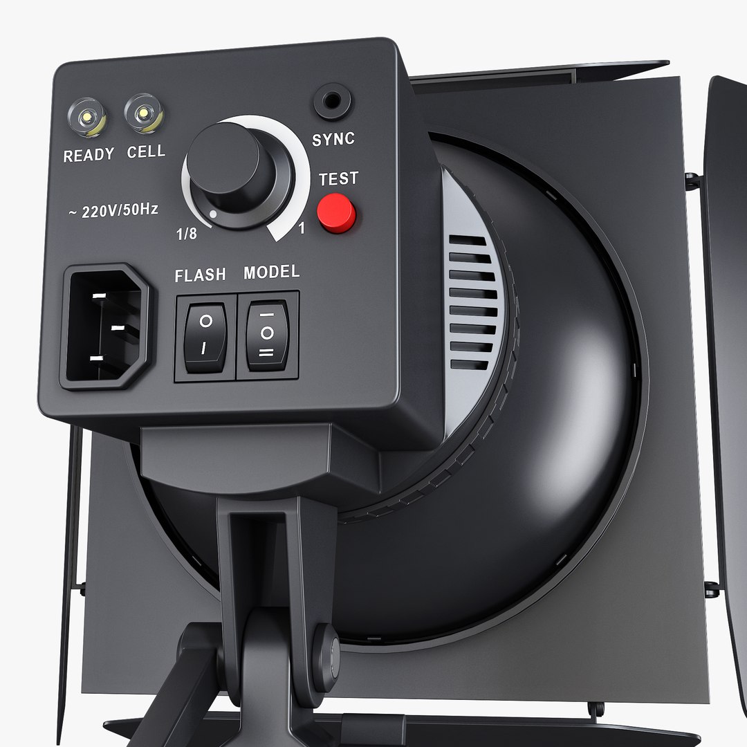 Studio Spot Light M 1 3D Model - TurboSquid 2151200