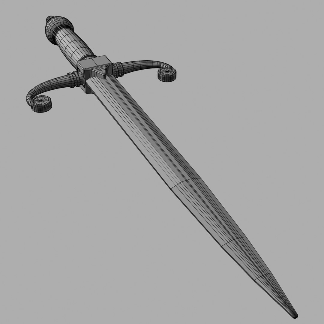 3d Stiletto Dagger Knife