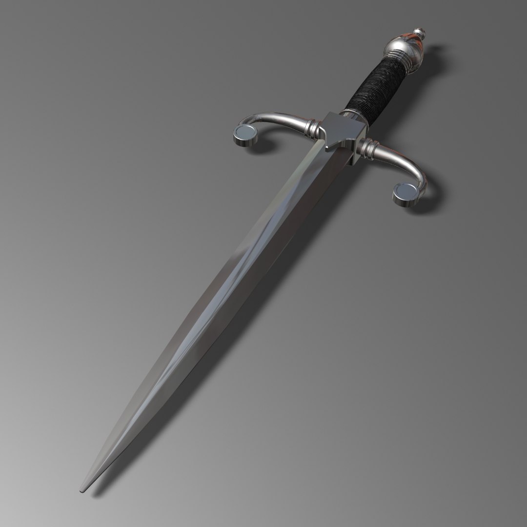 3d Stiletto Dagger Knife