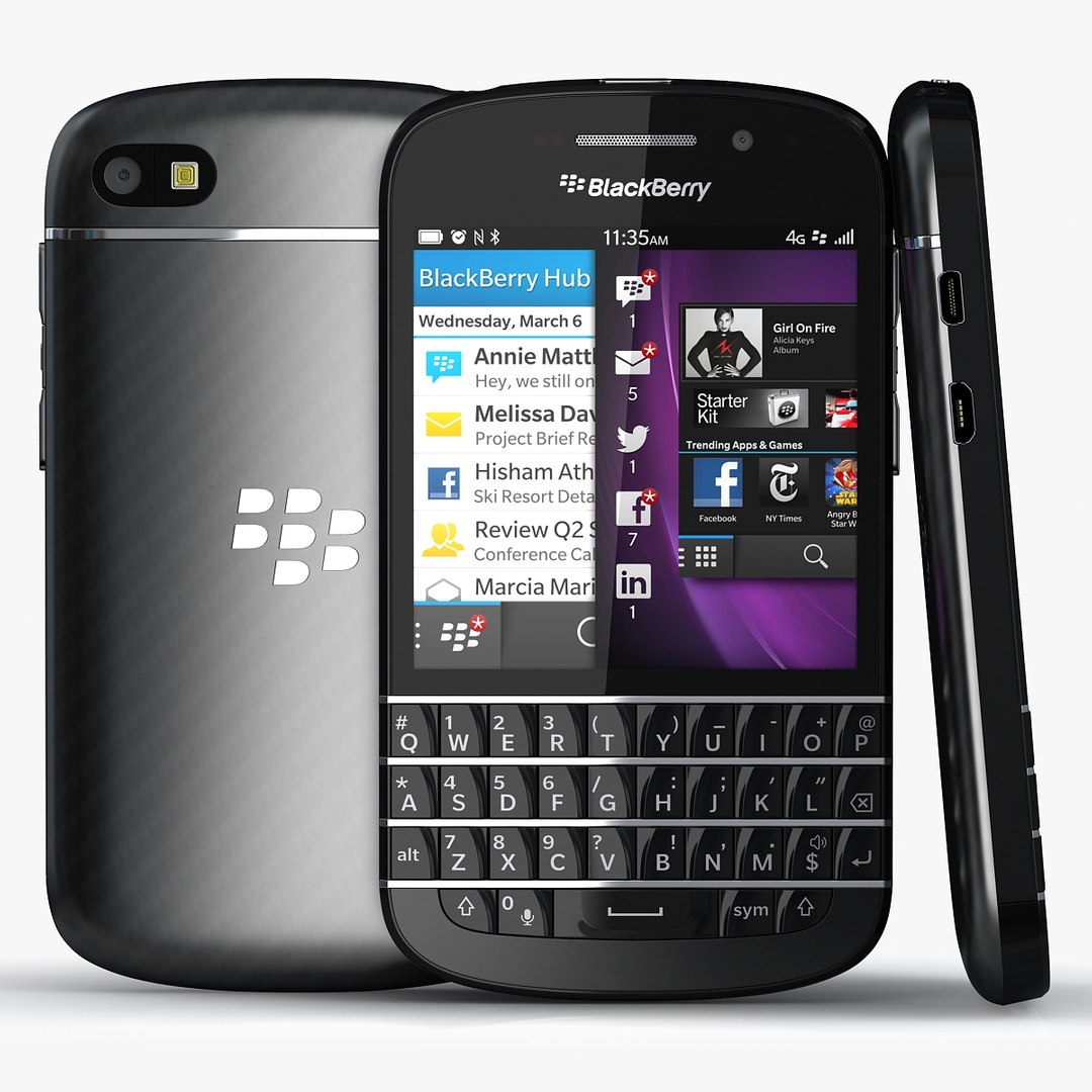 black berry q10 3d 3ds