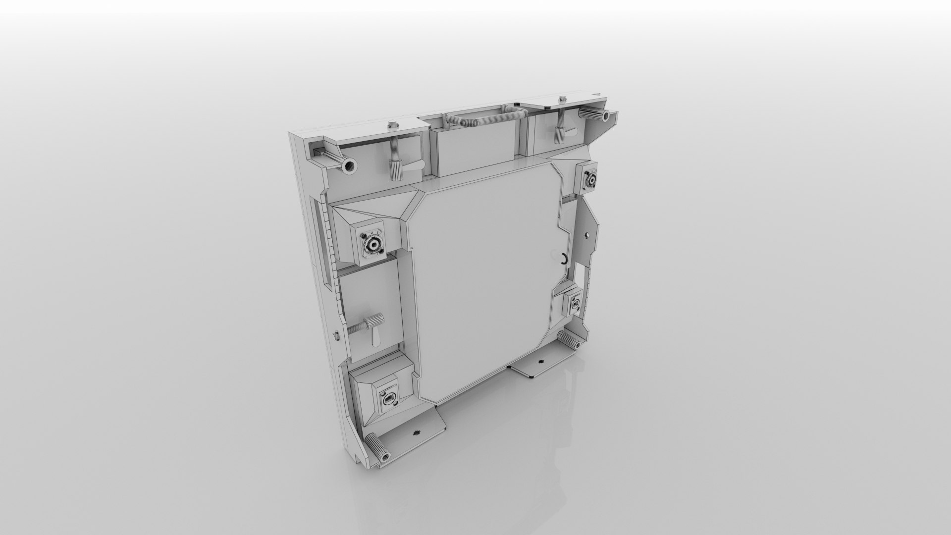 3D Led Screen Display Panel Monitor - TurboSquid 2125988