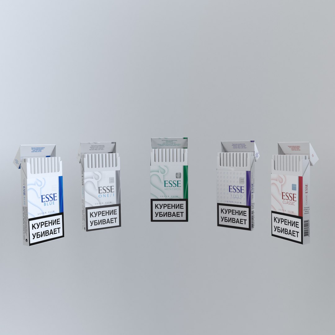 3d Model Of Esse Cigarettes