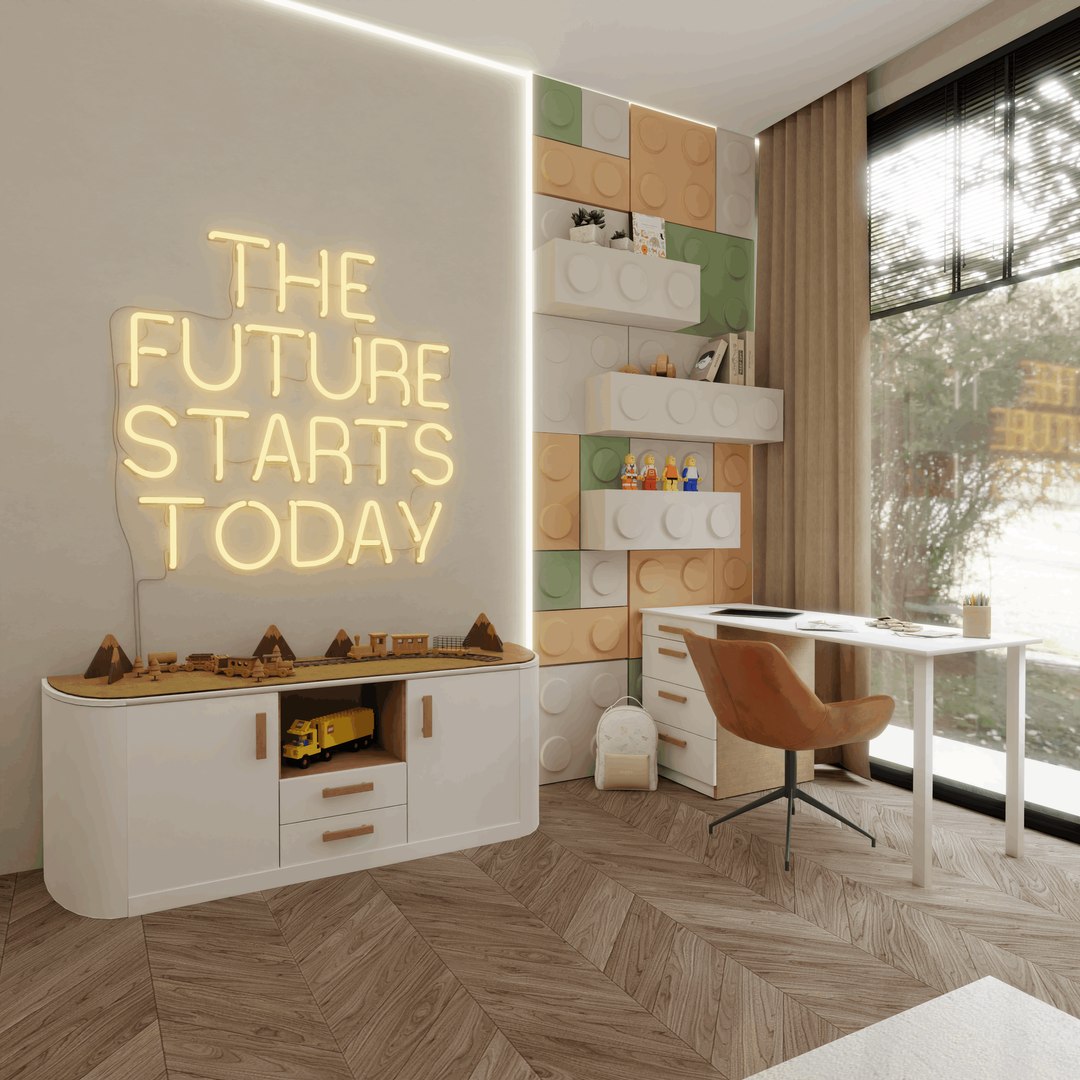 Kids Room 3 Blender Scene 3D Model - TurboSquid 2305364
