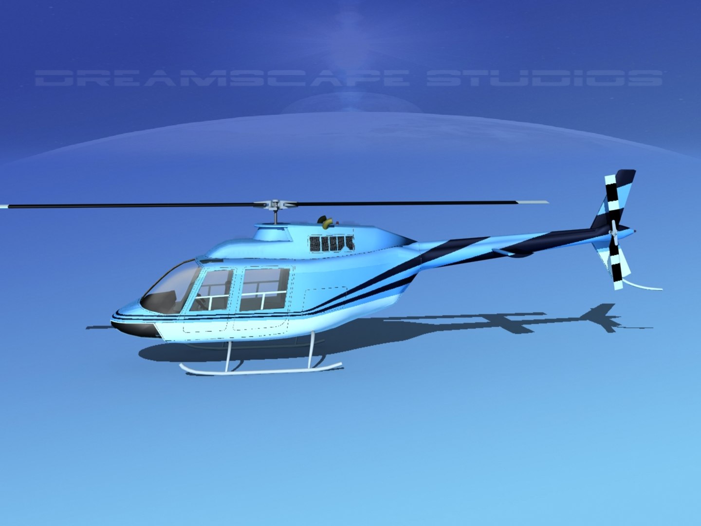 Rotor Bell 206 3D Model - TurboSquid 1202218