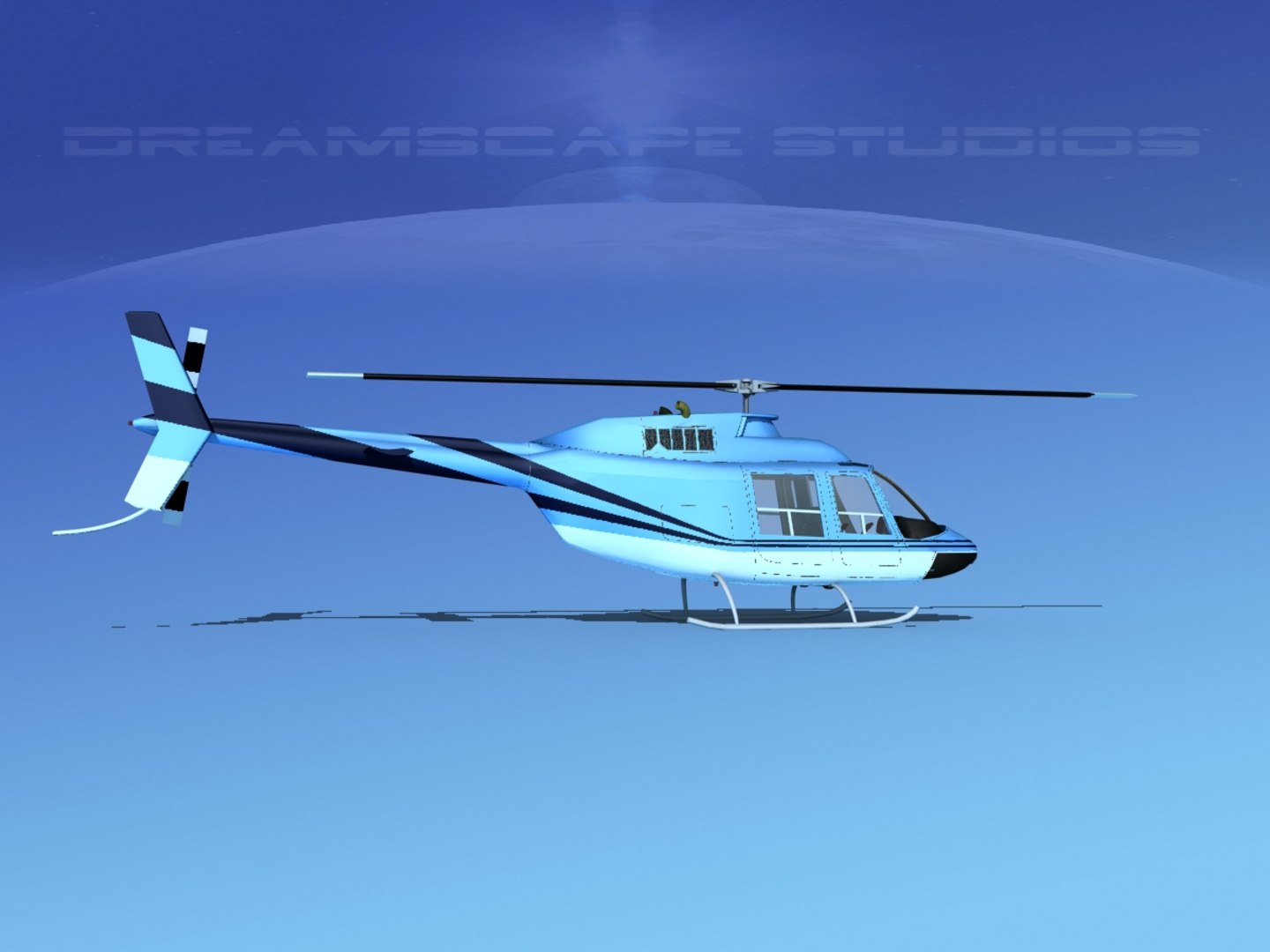 Rotor Bell 206 3D Model - TurboSquid 1202218