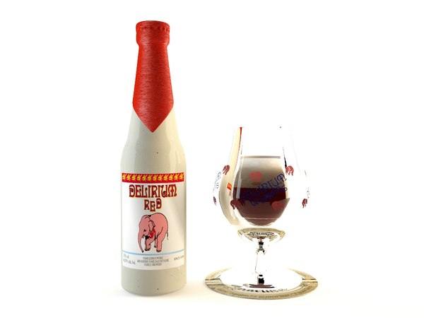 3d model delirium tremens beer