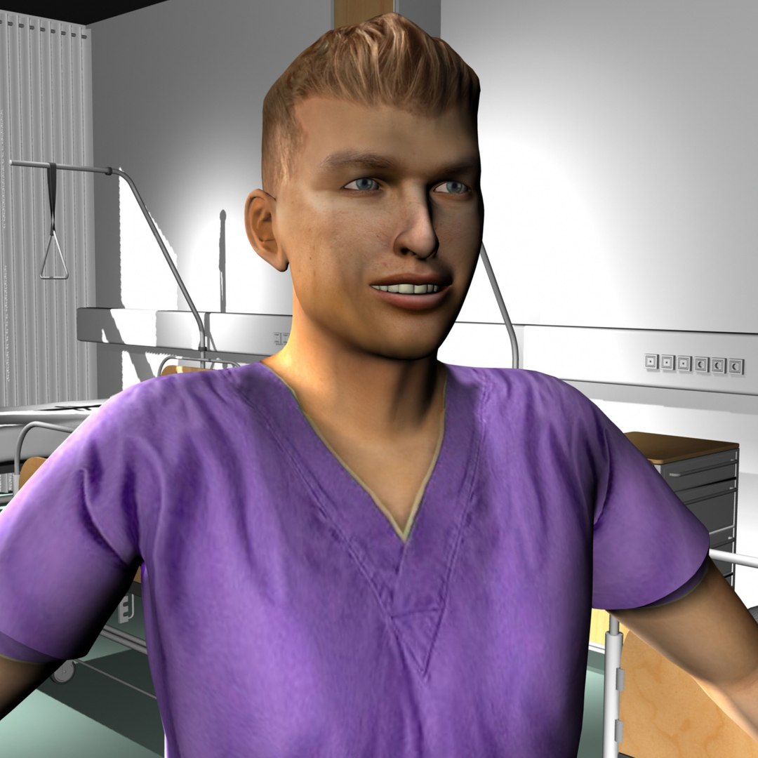 3d male medical staff