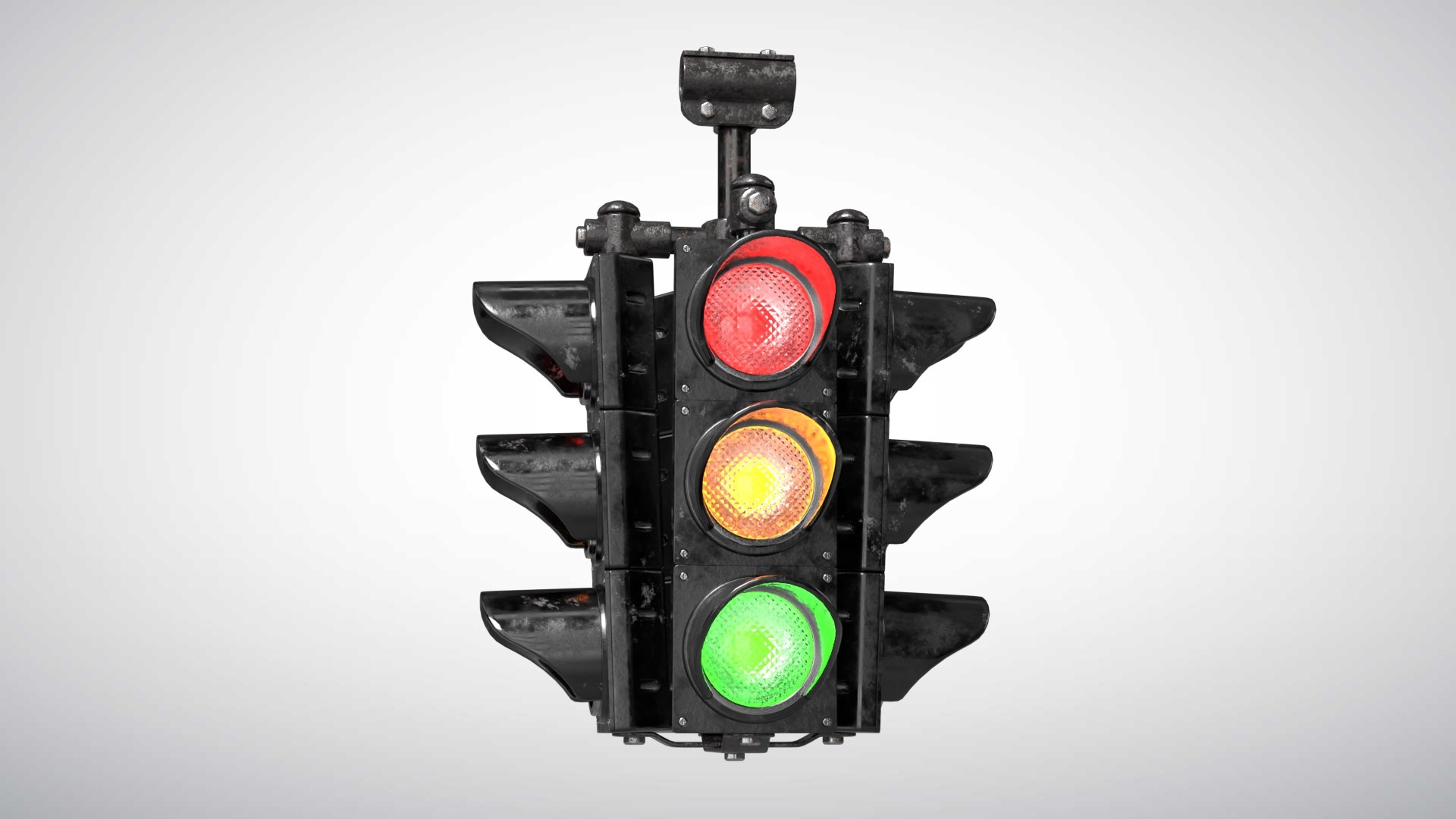 hanging traffic light