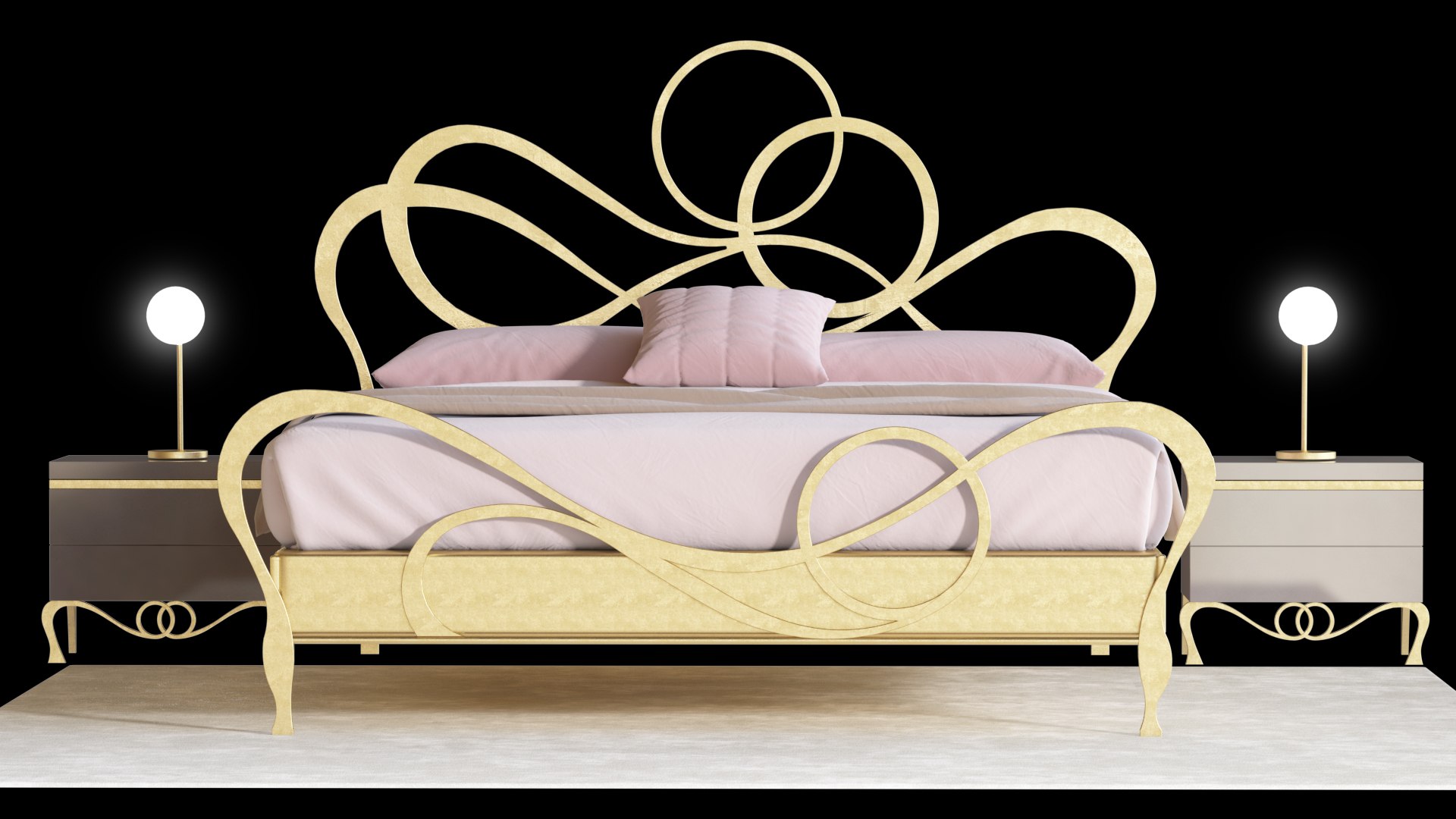 Cantori j adore letto bed model - TurboSquid 1826626