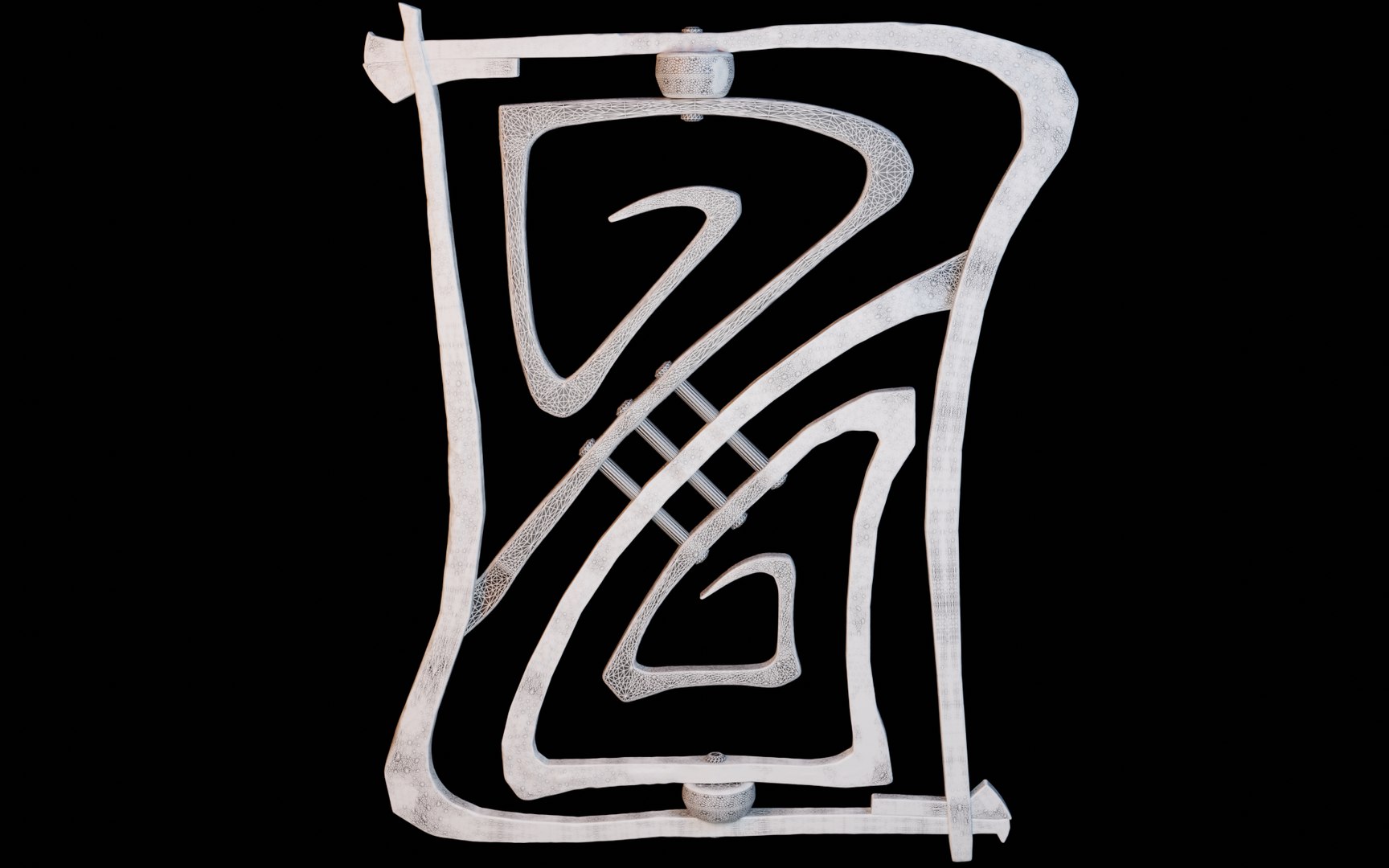 Artistic forging element model - TurboSquid 2109445