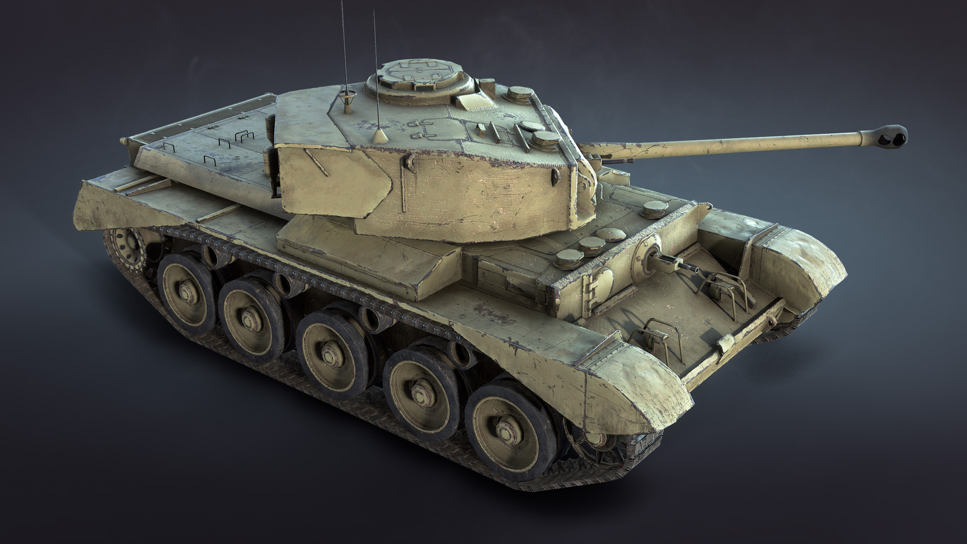 Tank comet a34 3D - TurboSquid 1673438