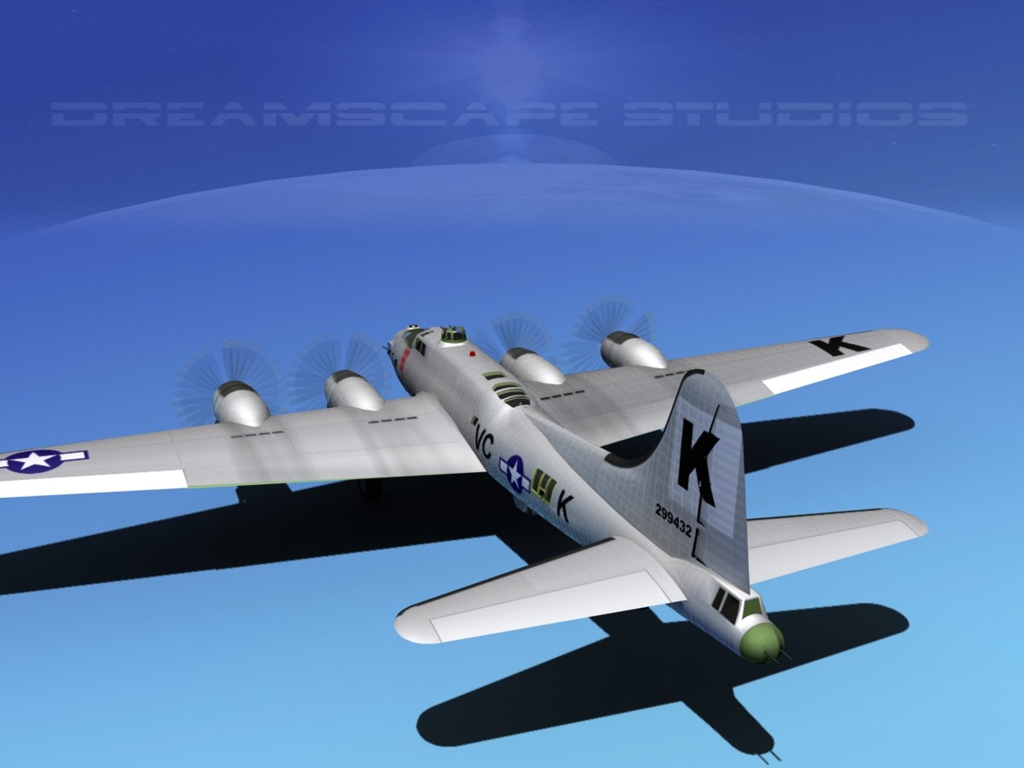 3ds B-17 Hp Boeing Flying Fortress
