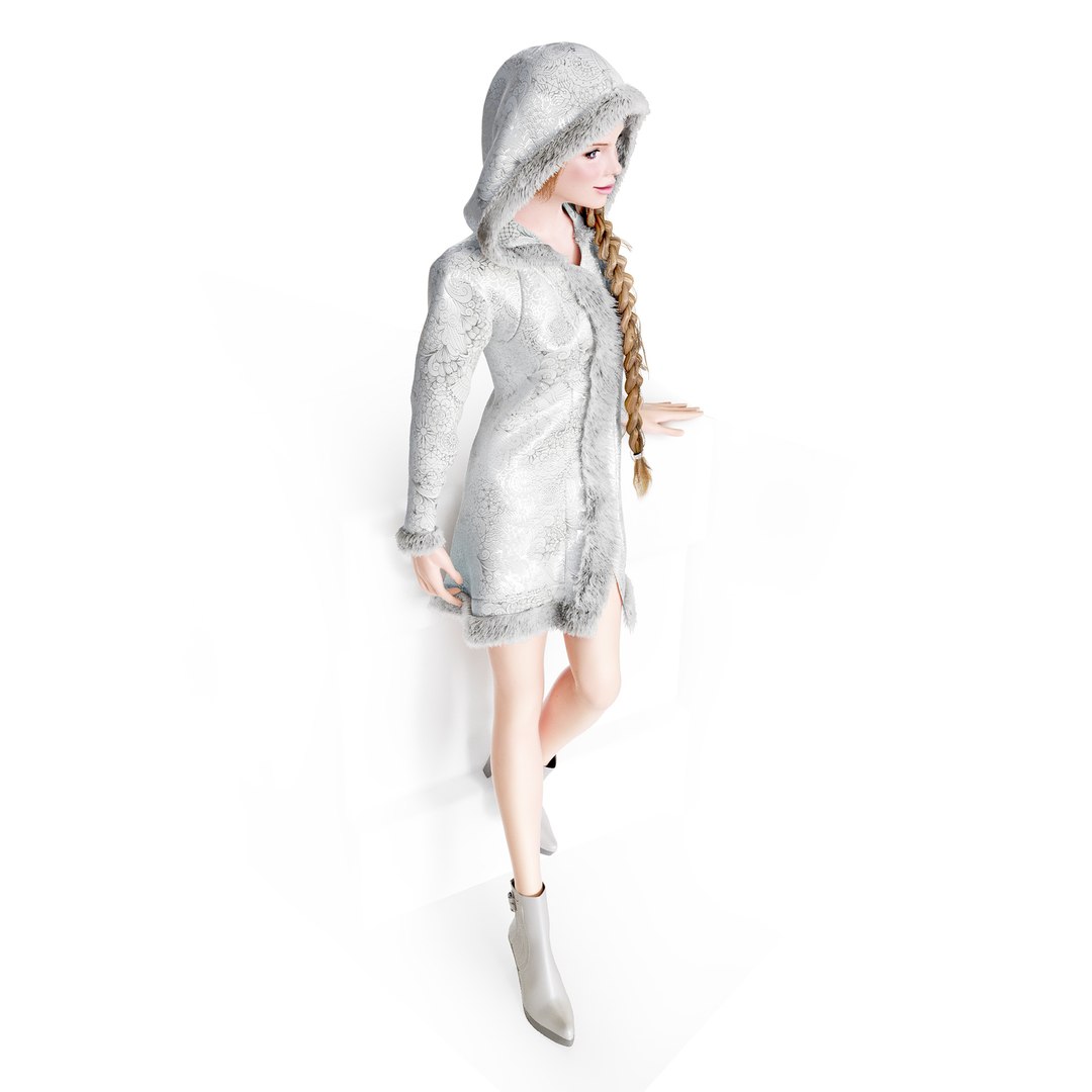 3D Model Snow Maiden - TurboSquid 1847247