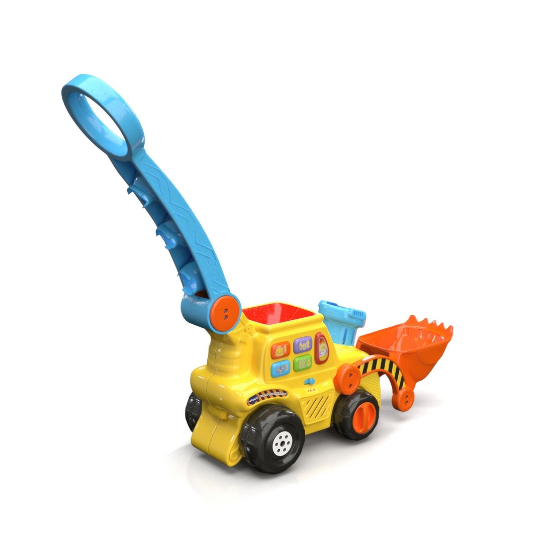 Vtech Push And Pop Bulldozer PBR 3D Model - TurboSquid 2228034