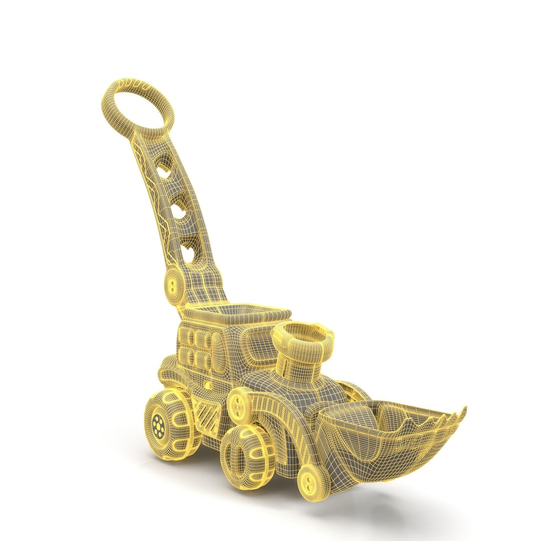 Vtech Push And Pop Bulldozer PBR 3D Model - TurboSquid 2228034