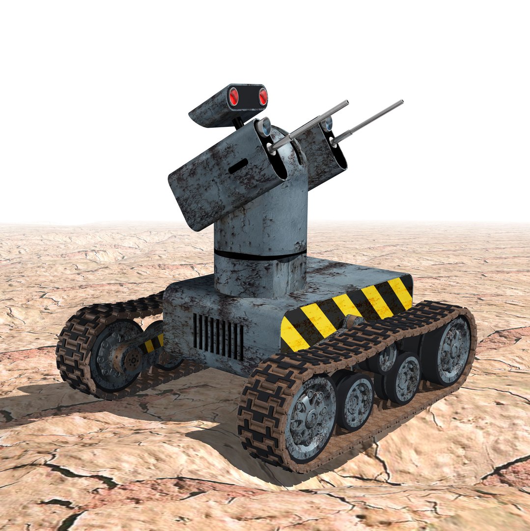 3d Model Military Robot