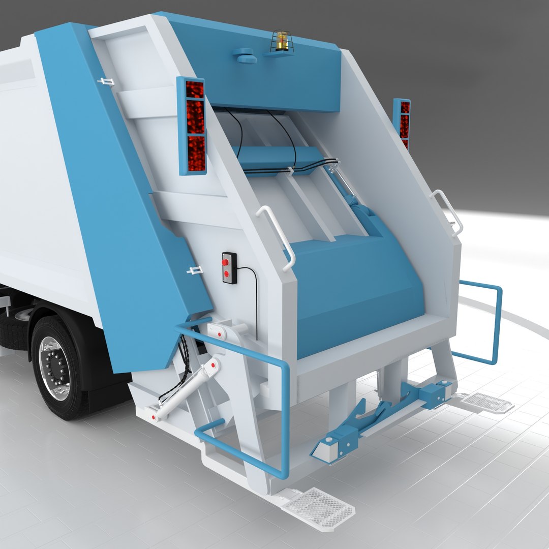 Garbage Truck model - TurboSquid 1730993