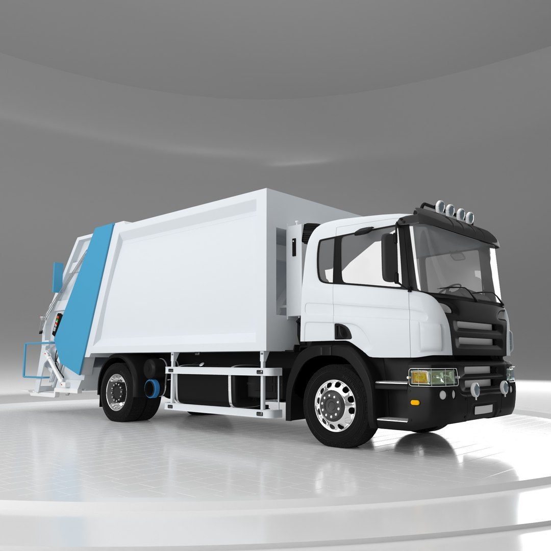 Garbage Truck model - TurboSquid 1730993