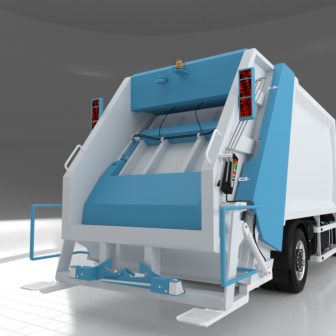 Garbage Truck model - TurboSquid 1730993