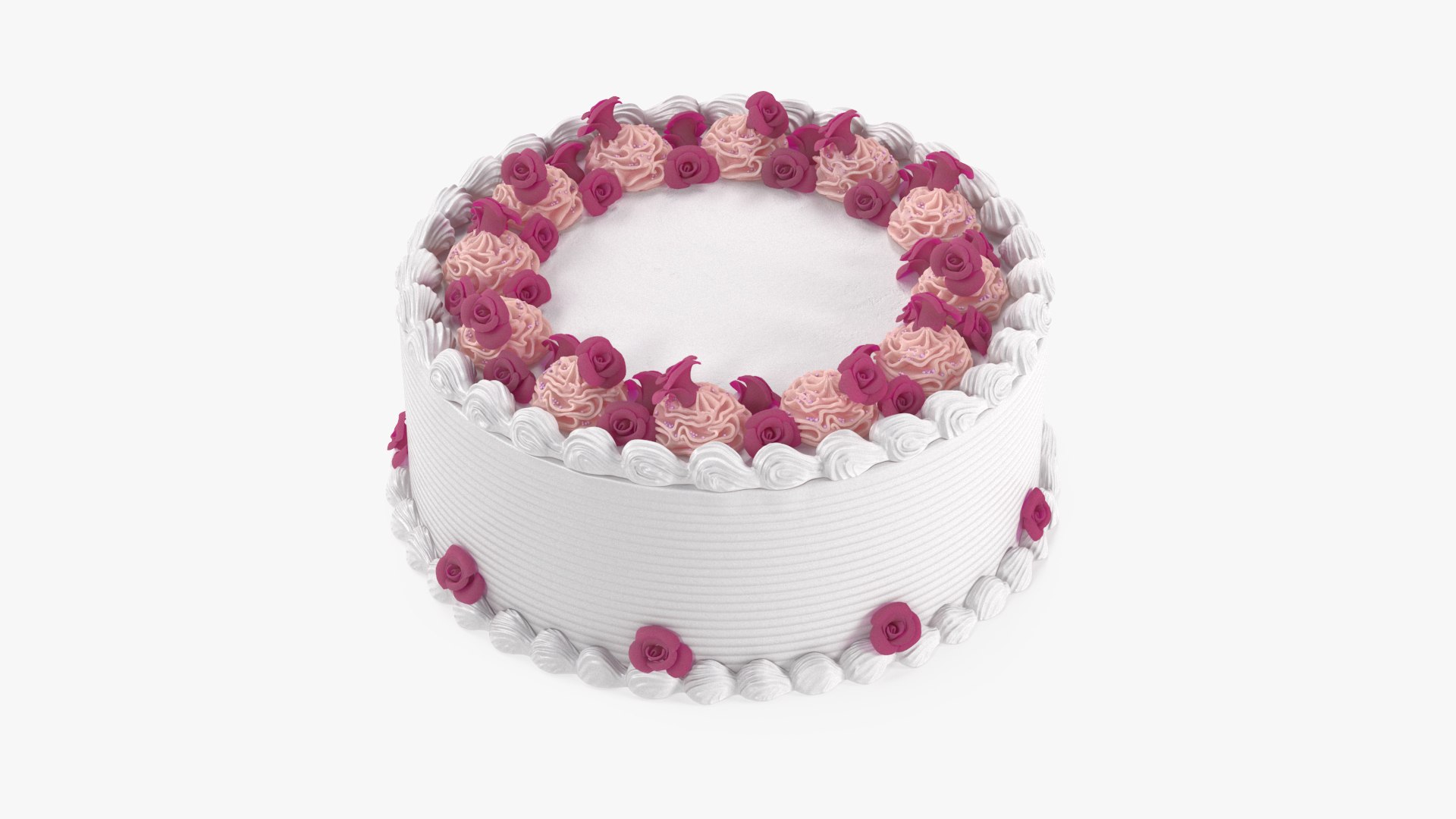 Cream Cake Sweet Dessert 3D Model - TurboSquid 2302400