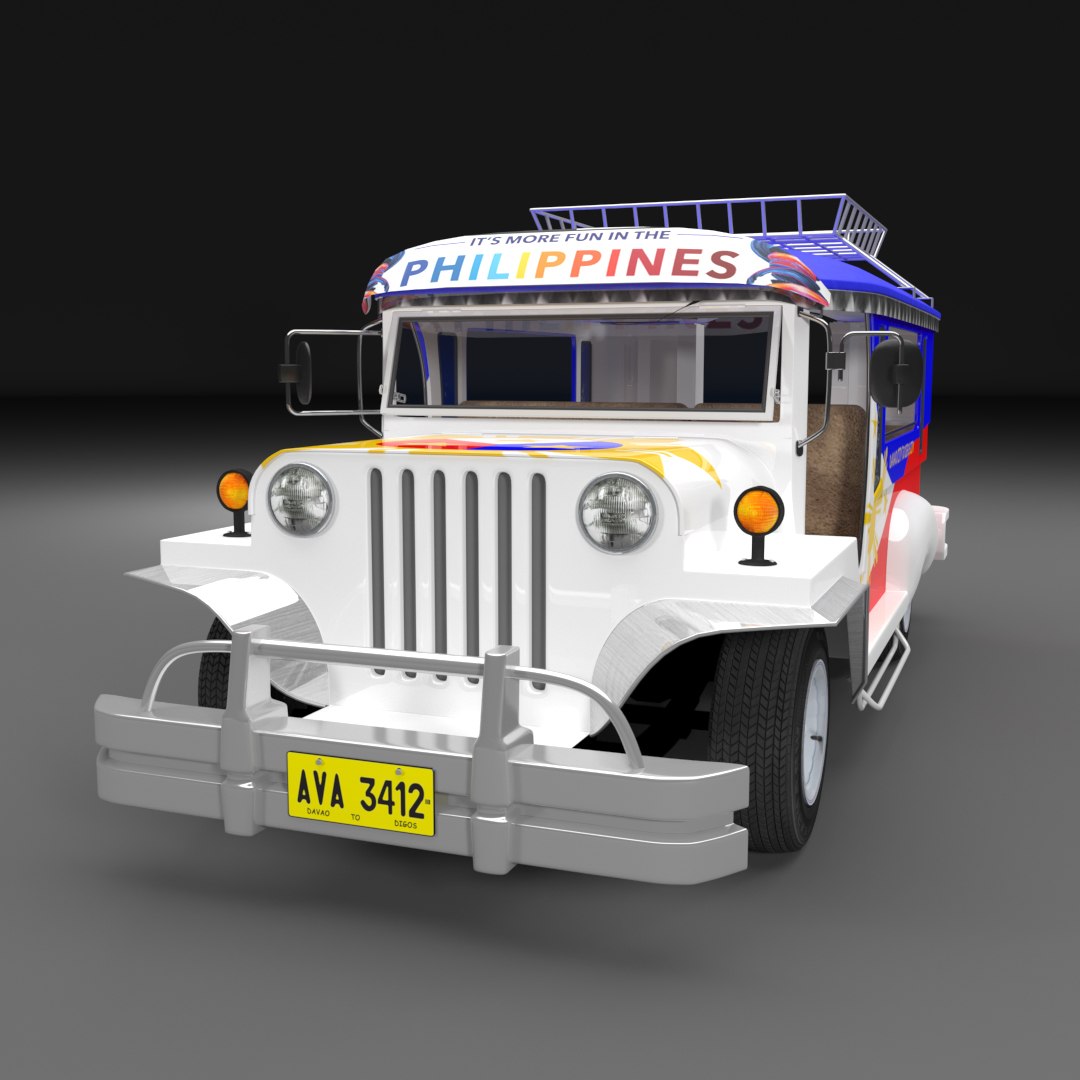 3D Philippine Jeepney - TurboSquid 1568469
