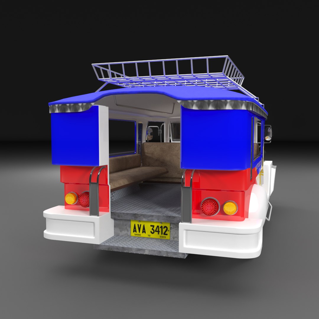 3D Philippine Jeepney - TurboSquid 1568469