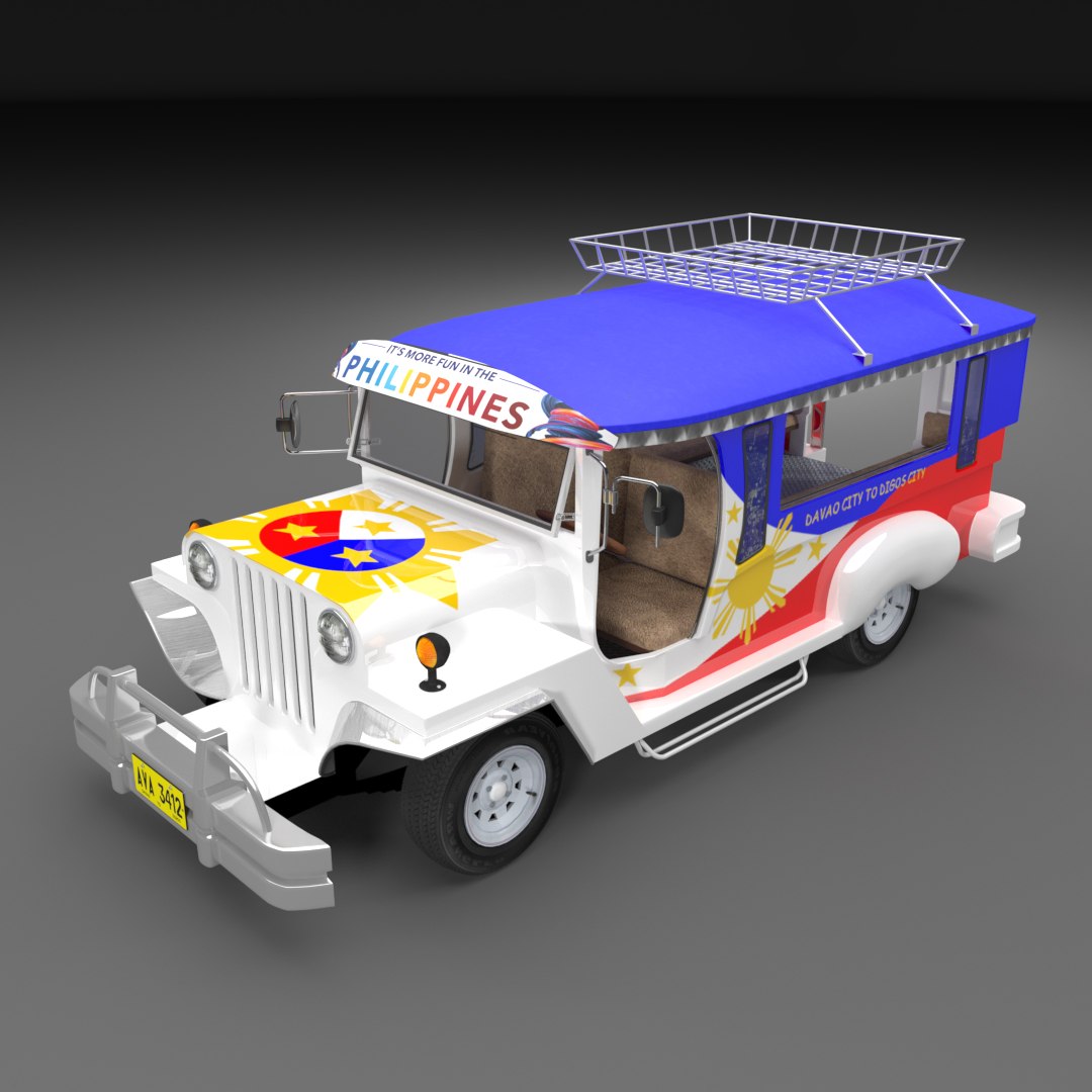 3D Philippine Jeepney - TurboSquid 1568469