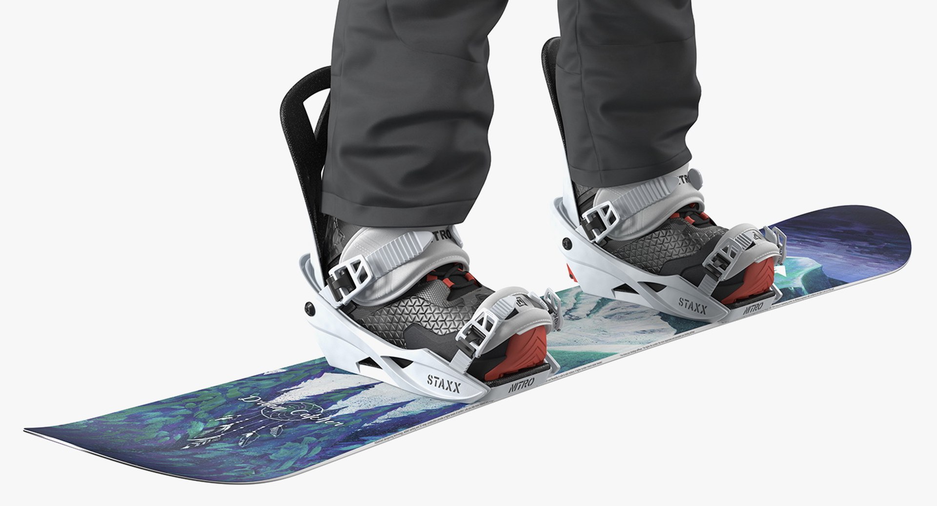 3D snowboarder board mountain snow model - TurboSquid 1375795