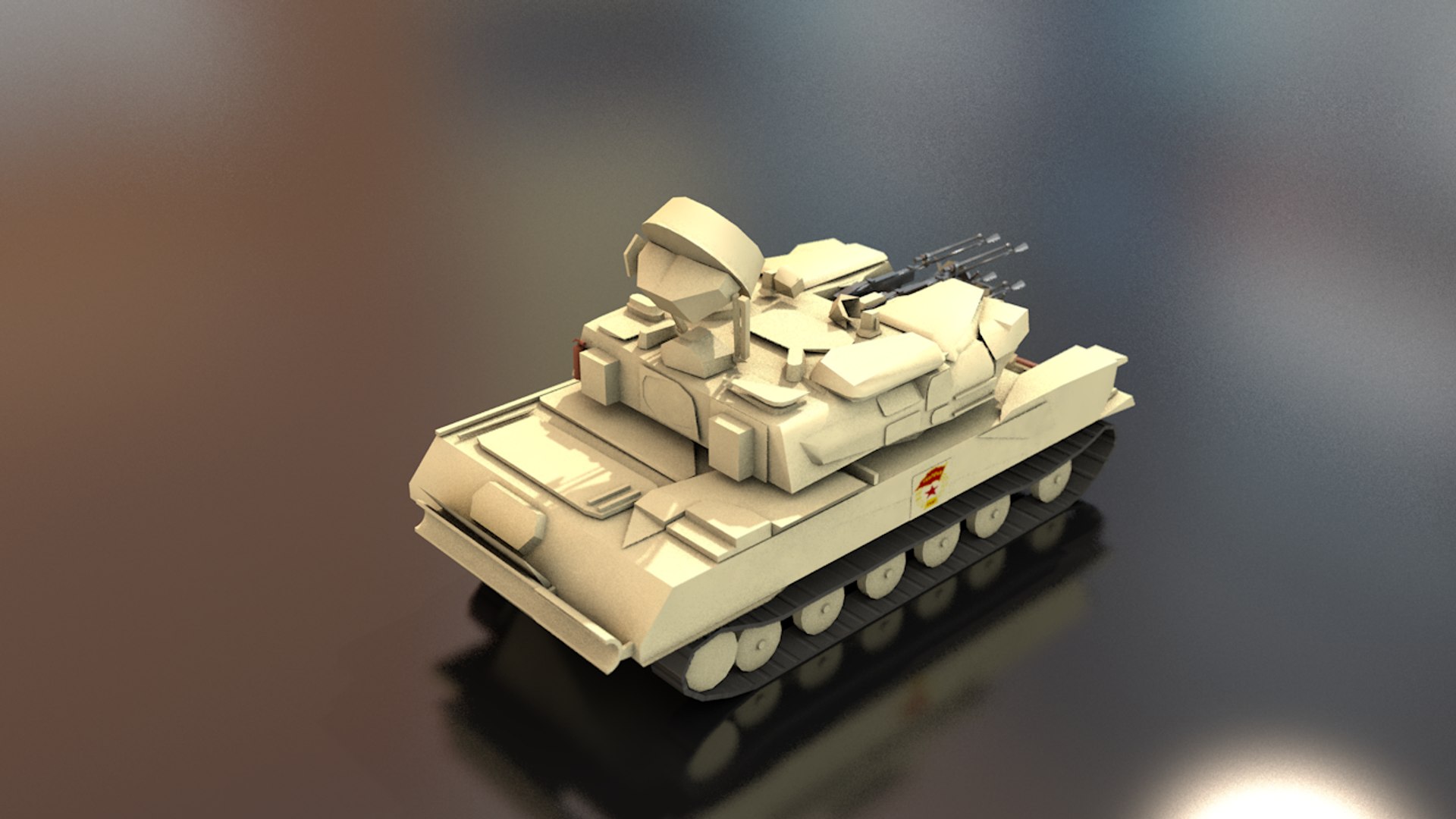3D Model Shilka Zsu 23-4 Soviet - TurboSquid 1446214