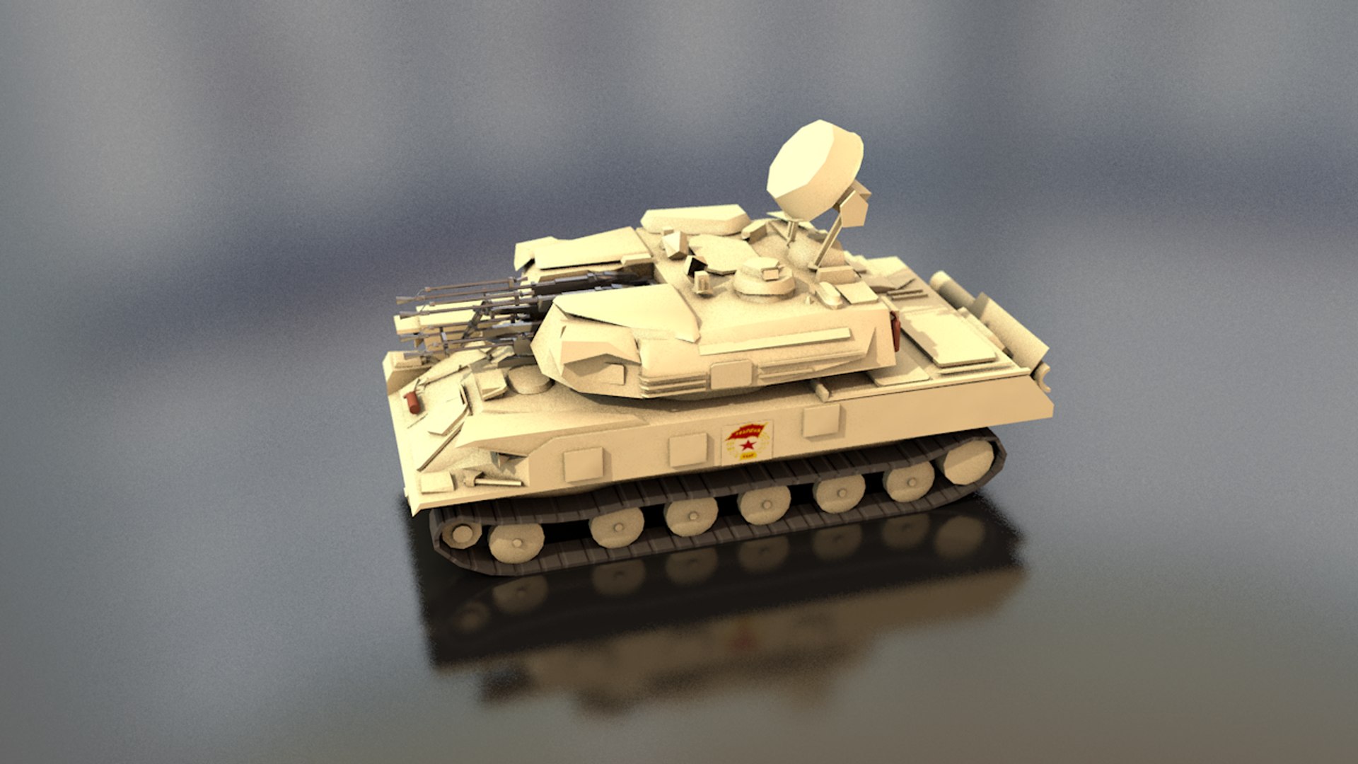 3D Model Shilka Zsu 23-4 Soviet - TurboSquid 1446214