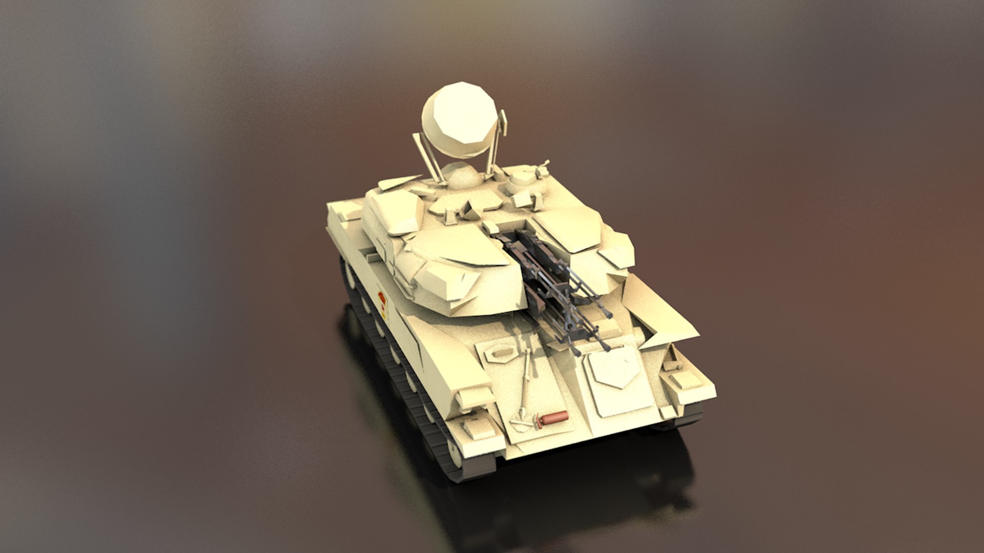 3D Model Shilka Zsu 23-4 Soviet - TurboSquid 1446214