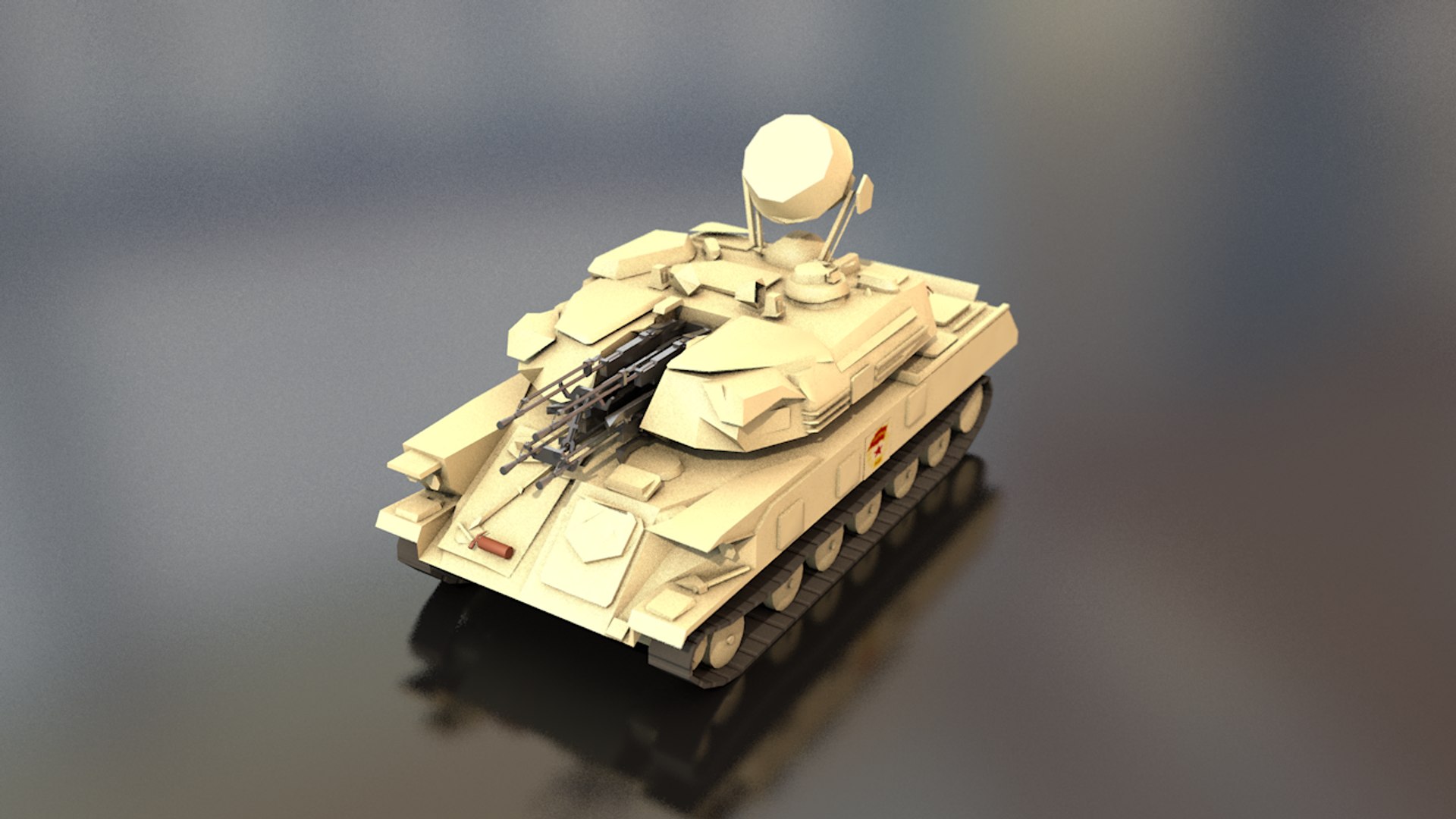 3D Model Shilka Zsu 23-4 Soviet - TurboSquid 1446214