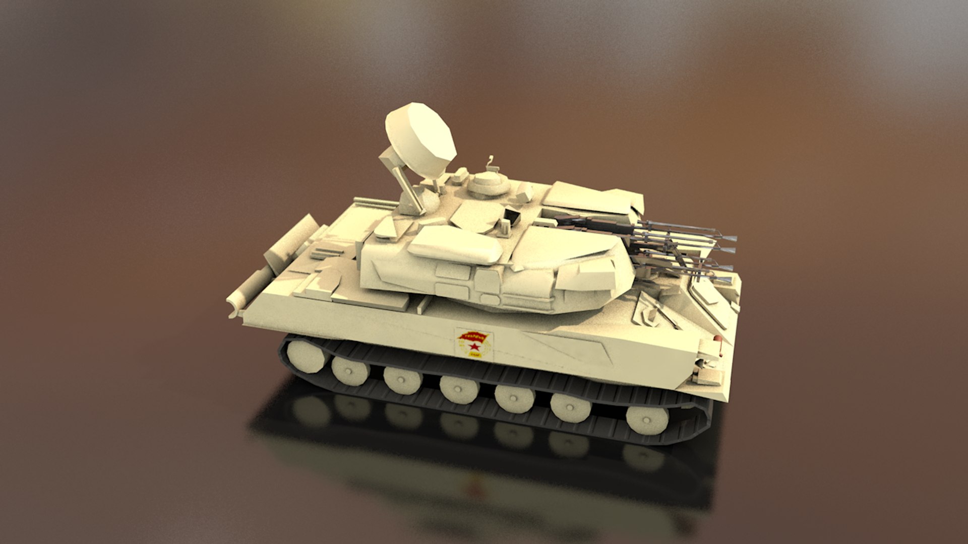 3D Model Shilka Zsu 23-4 Soviet - TurboSquid 1446214