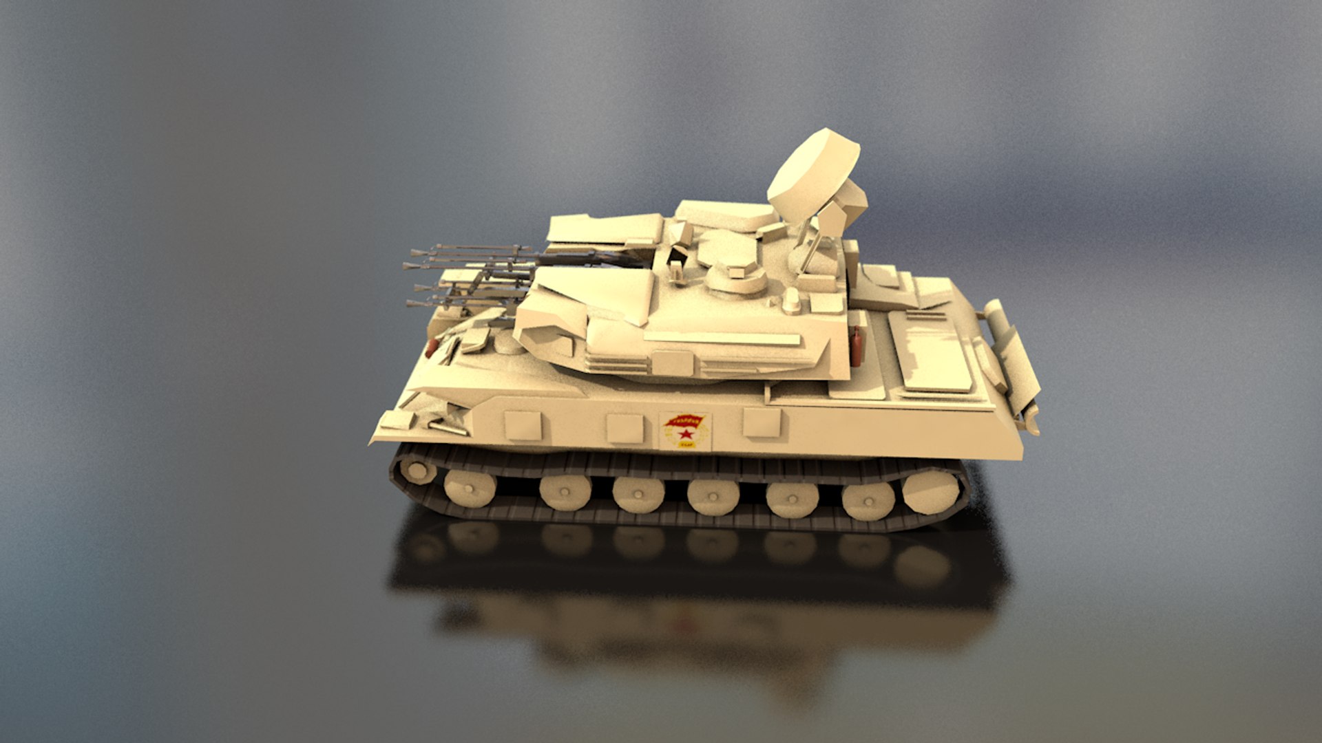 3D Model Shilka Zsu 23-4 Soviet - TurboSquid 1446214