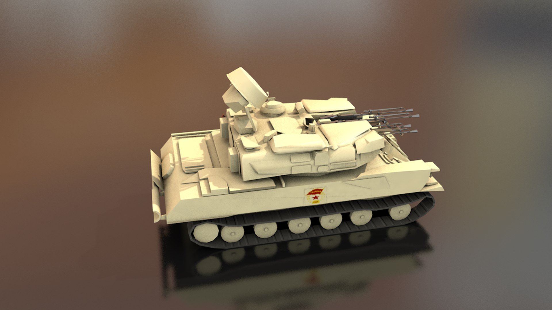 3D Model Shilka Zsu 23-4 Soviet - TurboSquid 1446214