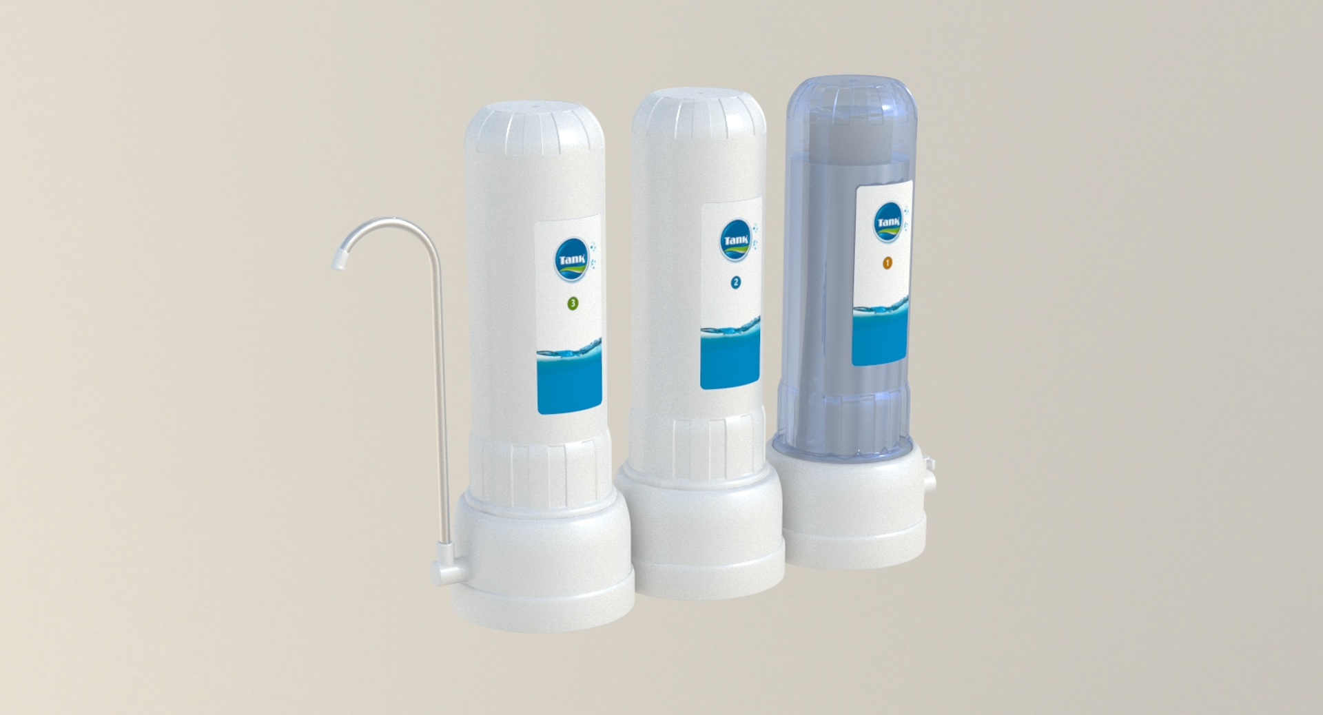 3D Water Filter Model - TurboSquid 1270319