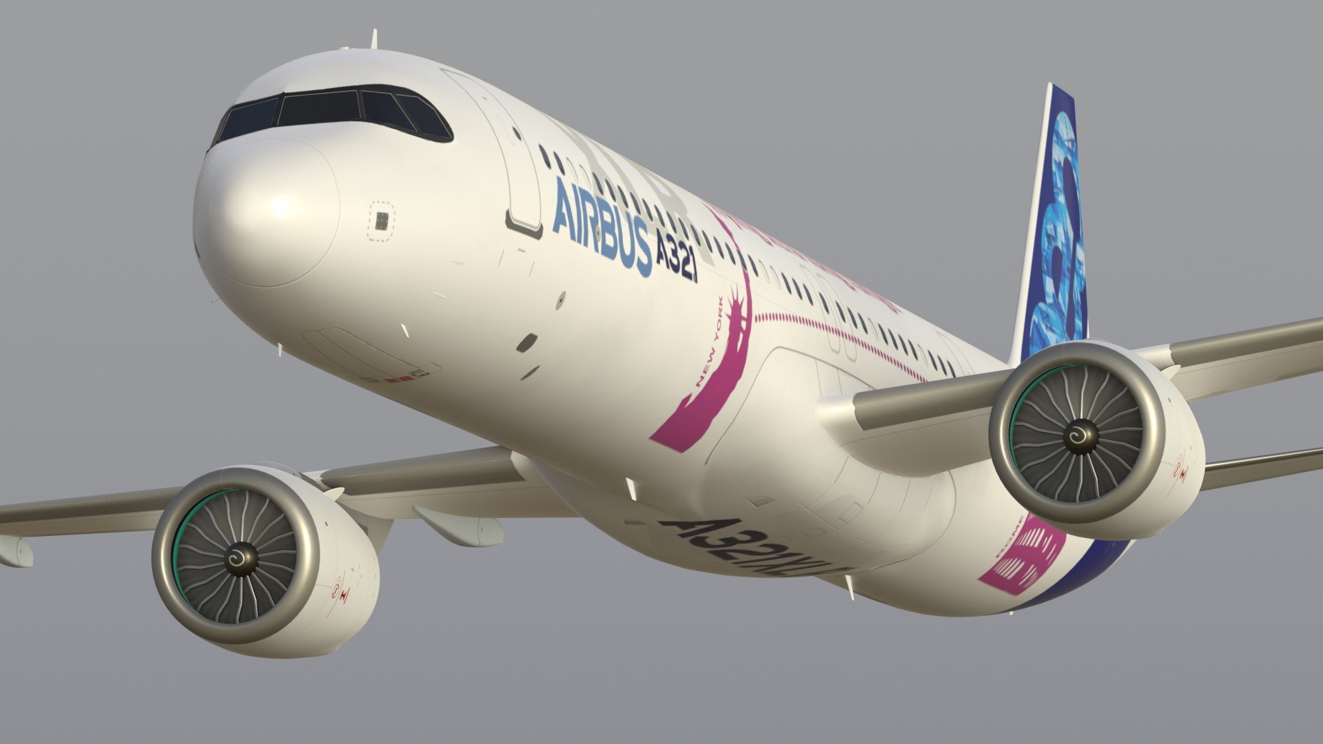 A321 Color House SC 3D Model - TurboSquid 2221502