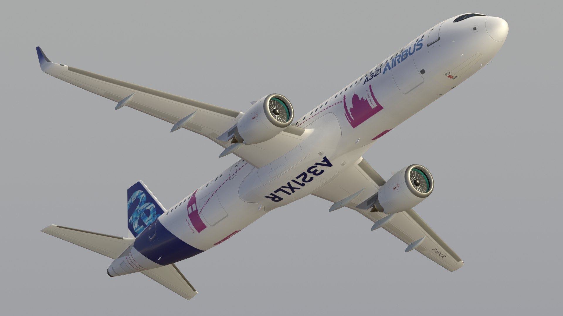 A321 Color House SC 3D Model - TurboSquid 2221502