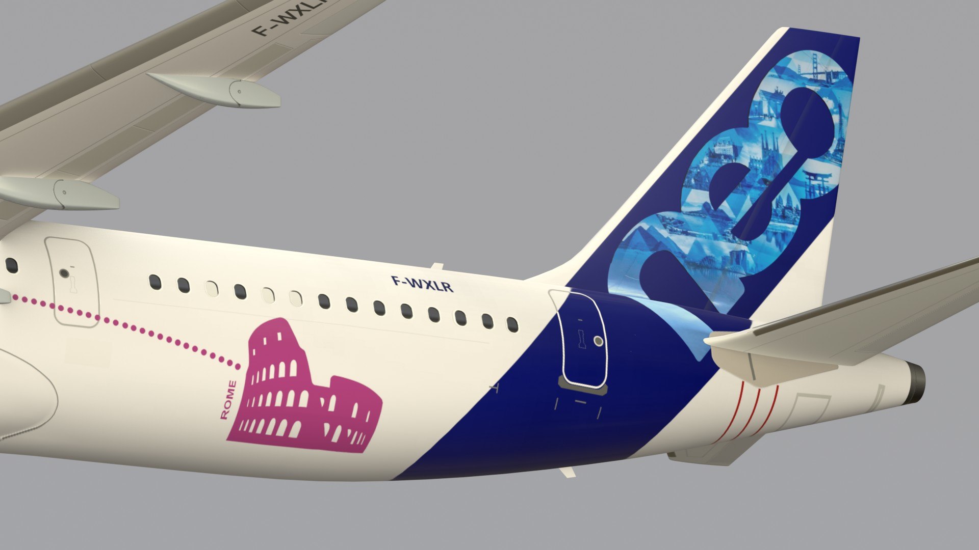 A321 Color House SC 3D Model - TurboSquid 2221502