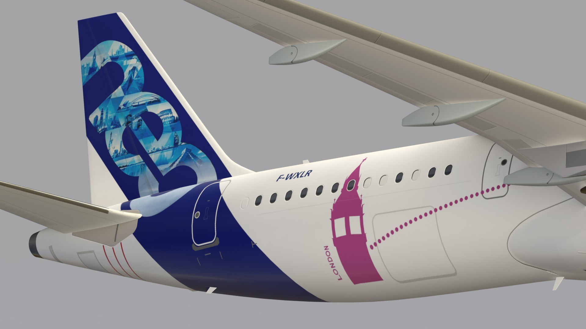 A321 Color House SC 3D Model - TurboSquid 2221502