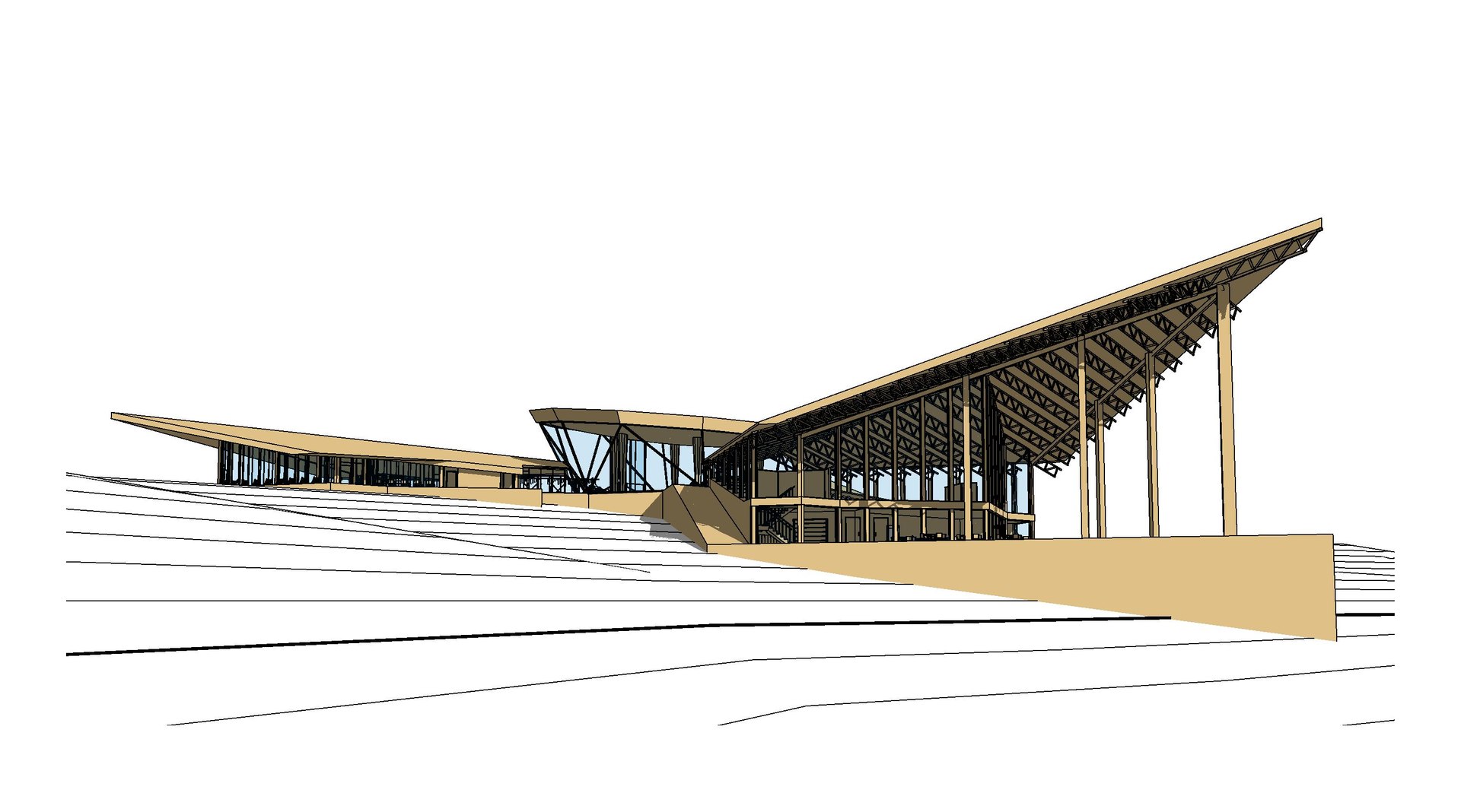 Architectural Science Conference Centre 3d Model