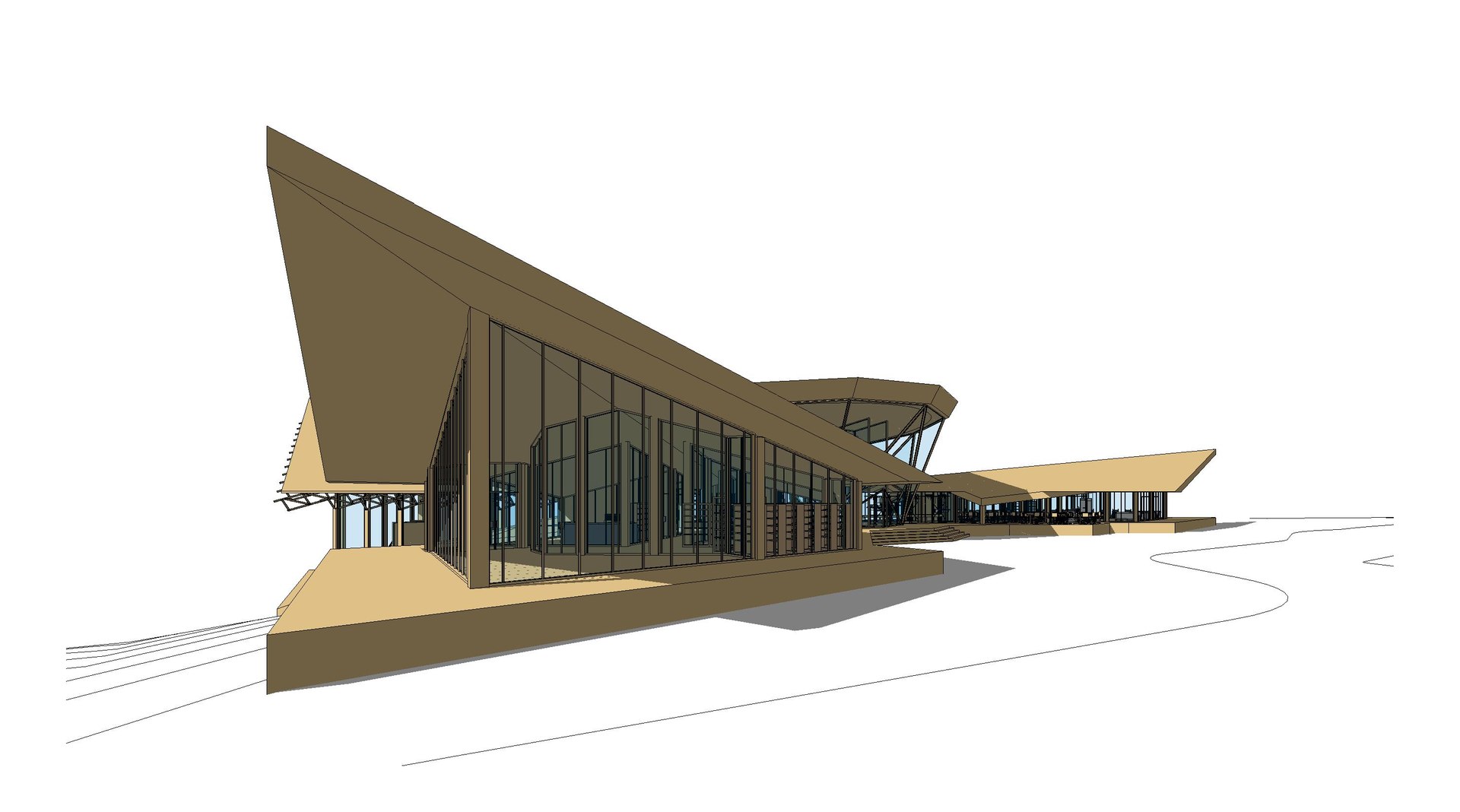 Architectural Science Conference Centre 3d Model